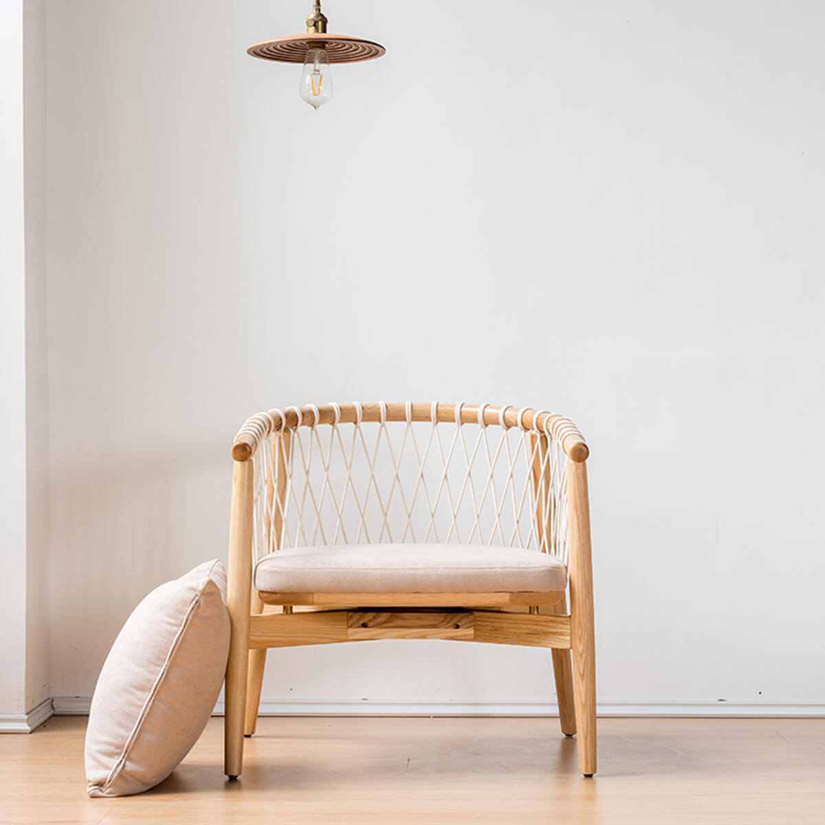 Kniss Woven Armchair & Z-Furnishing